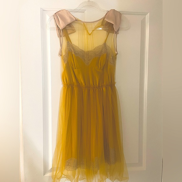 Rodarte for Target | Dresses | Rodarte X Target Mustard Yellow Slip ...